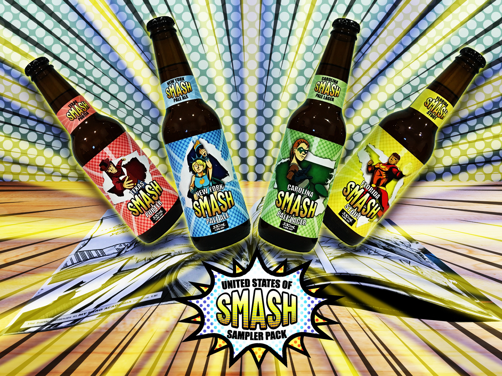 United States of Smash Beer by Phillip Cruz on Dribbble