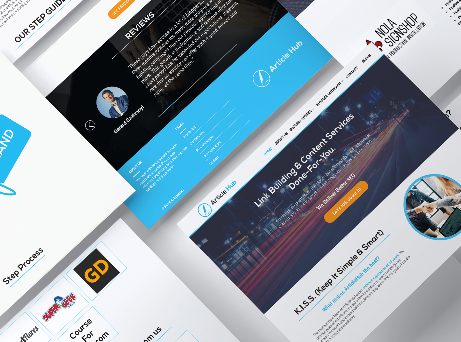 ArticleHub Final website design by Luis Alejandro Chirinos on Dribbble