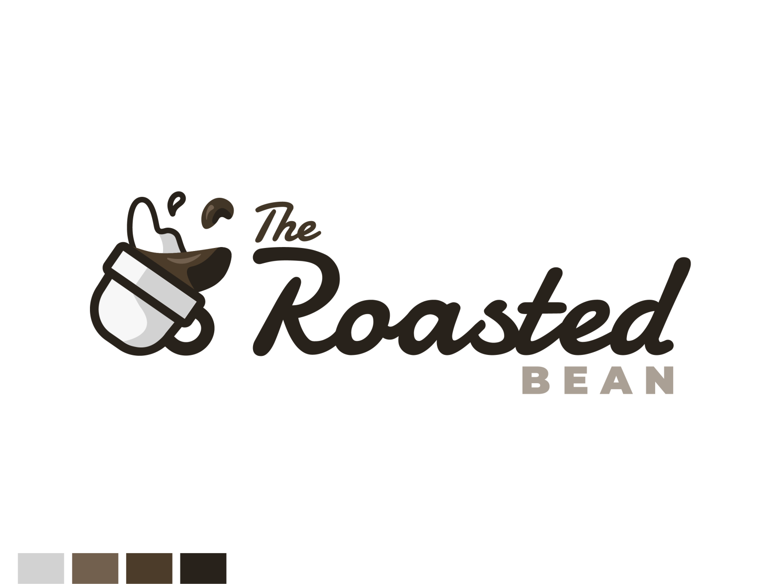 The Roasted Bean - Daily logo Challenge by Stéphanie Leroy on Dribbble