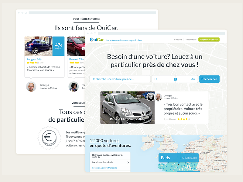 OuiCar by Rui Yamashita on Dribbble