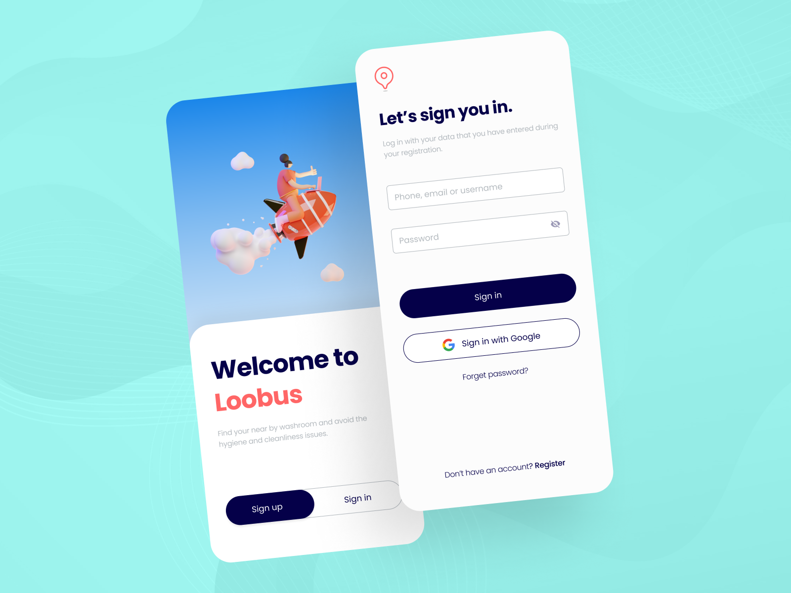 Login / Sign in page design by Anand Raj on Dribbble