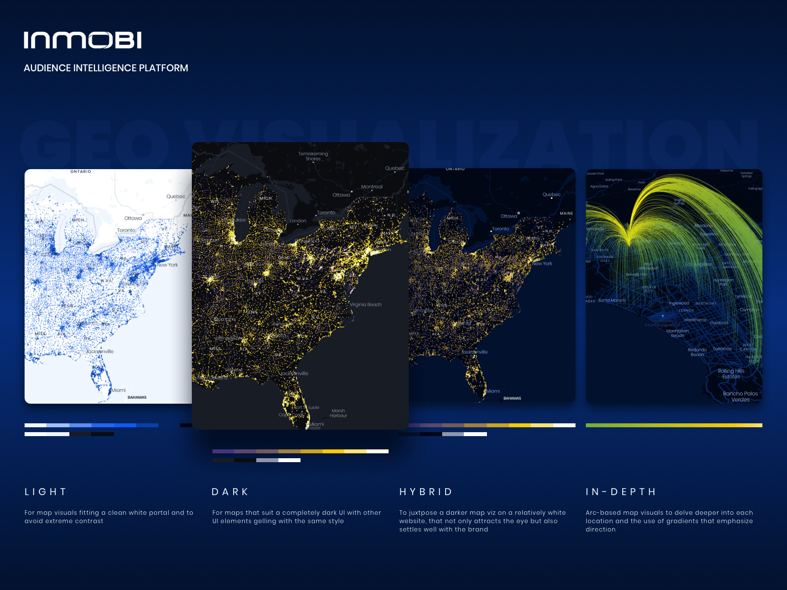 Geo Visualization Explorations by Ramprasad S for InMobi Design on Dribbble