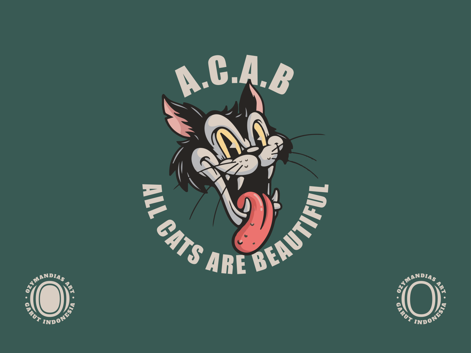 A.C.A.B (All Cats Are Beautiful) by Gisya Taha Rabani on Dribbble