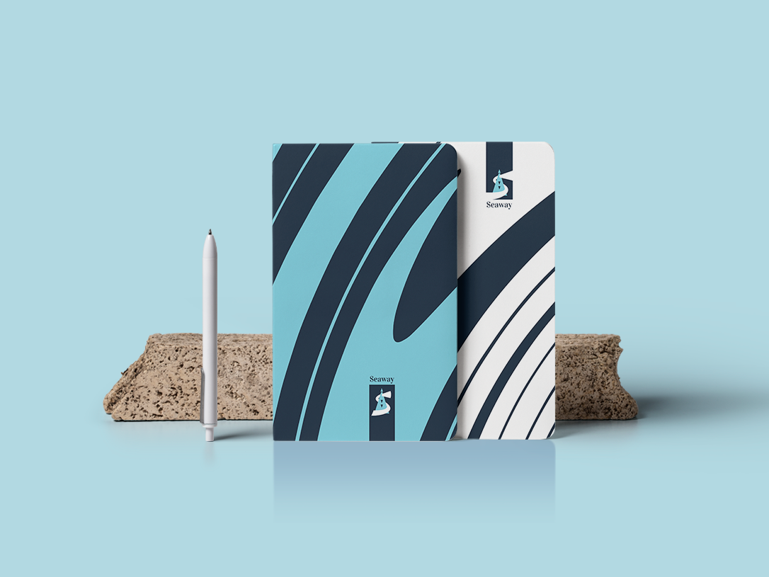 Notebooks design. Seaway by Maria Silkina on Dribbble