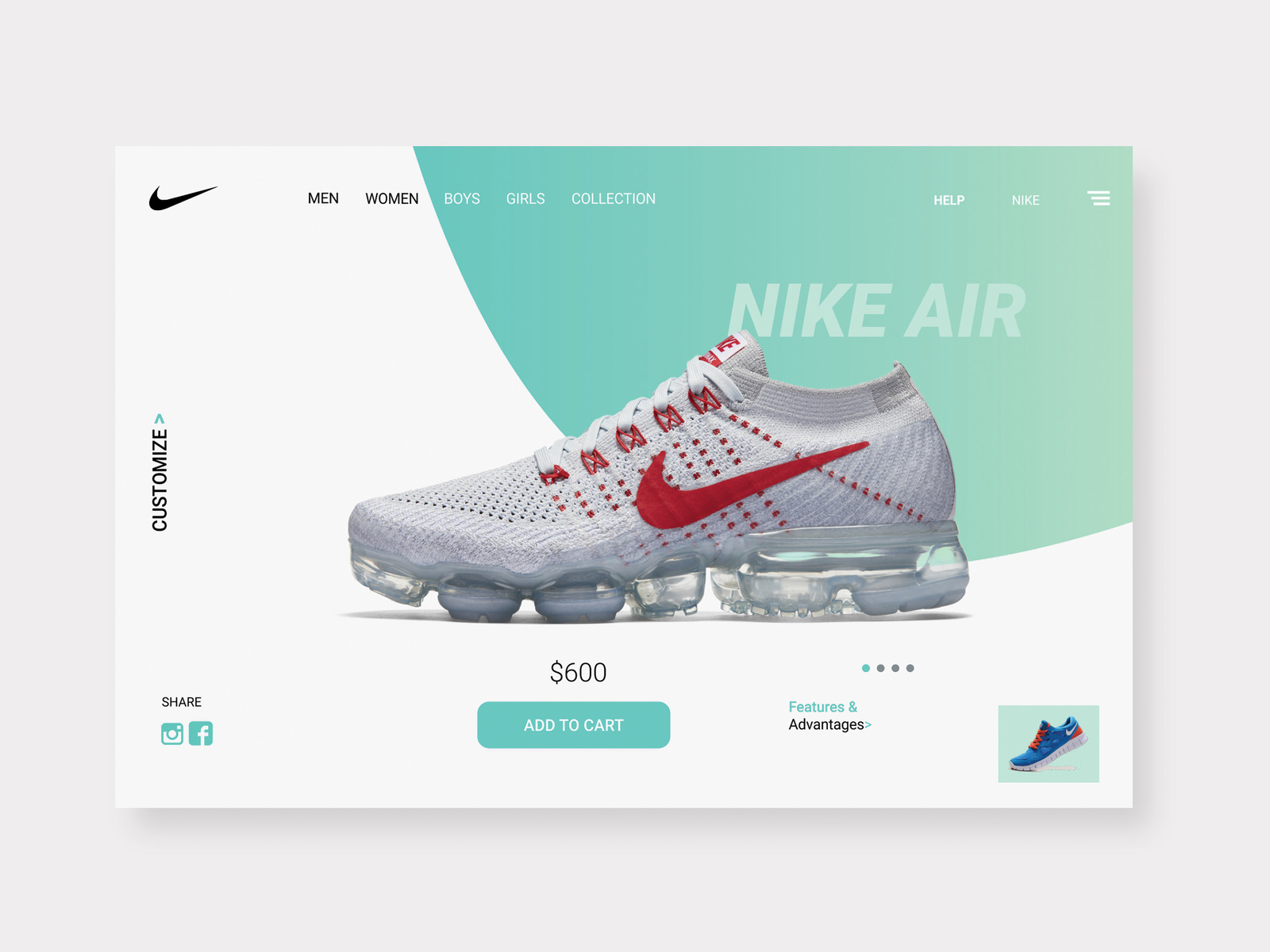 Nike Landing Page Design by Damilola Emmanuel Akinosun on Dribbble
