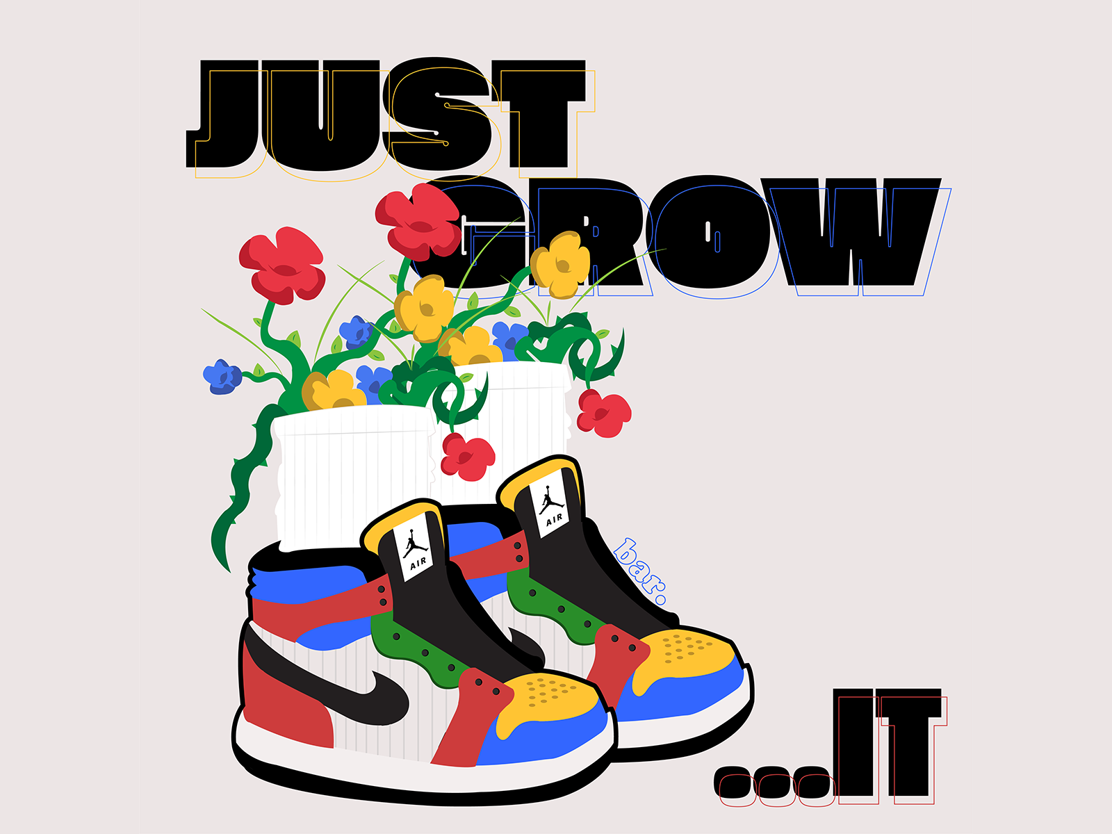 Just Grow It by Briana Roberts on Dribbble