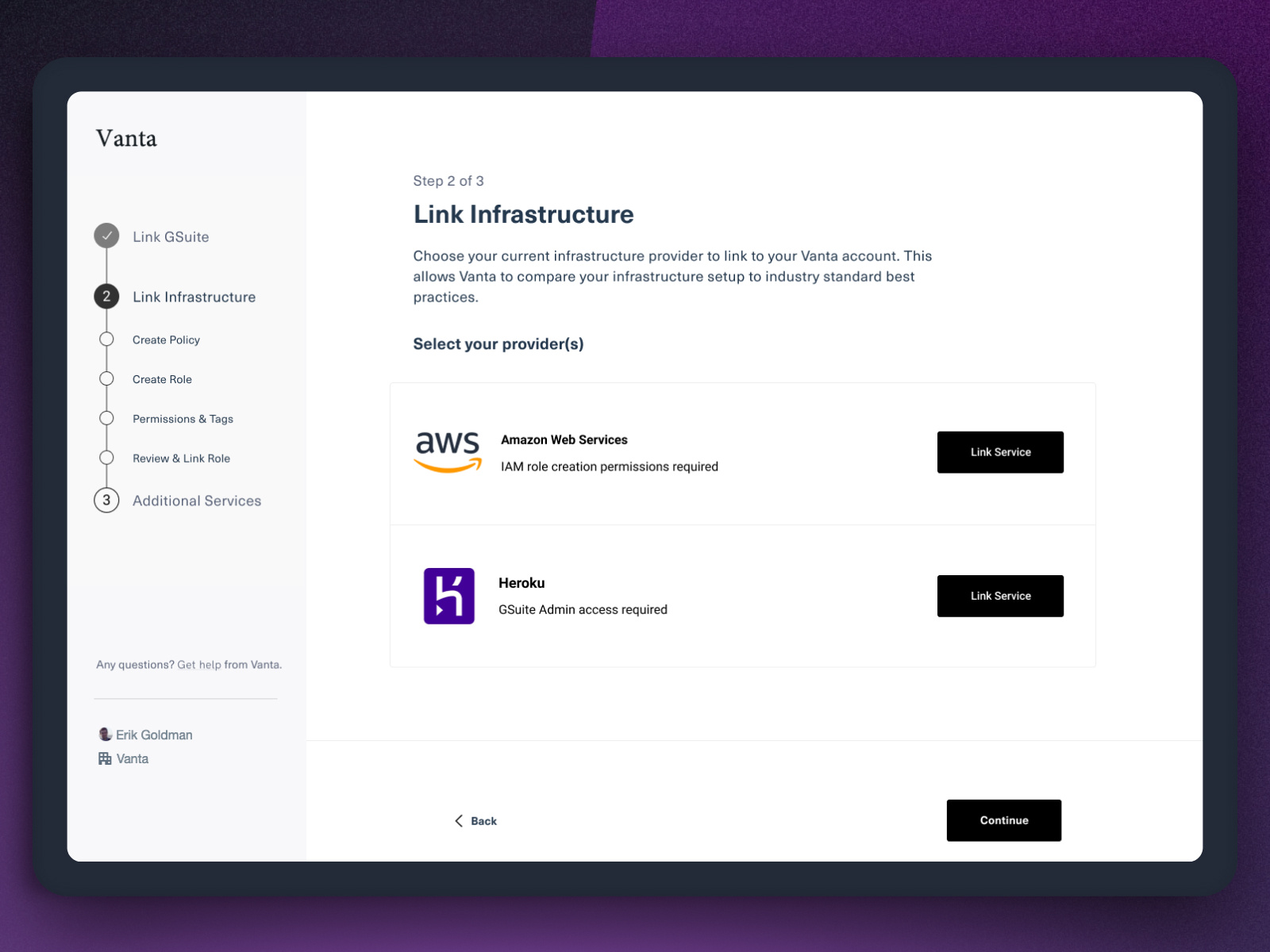 Vanta Link Service / Integrations by Shea Lewis for Knife and Fox on ...