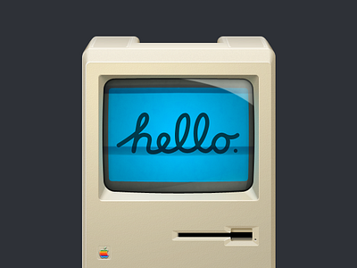 Hello Mac! icon by Alexander Ustinov on Dribbble