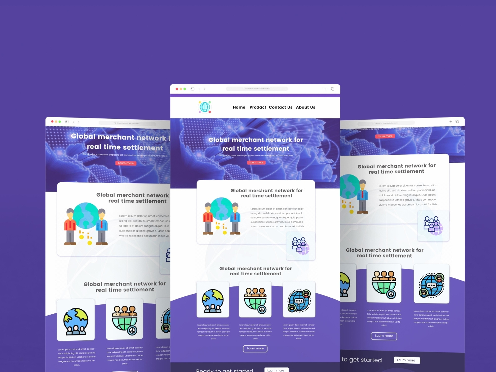 Home Page by Tania Nasrin on Dribbble