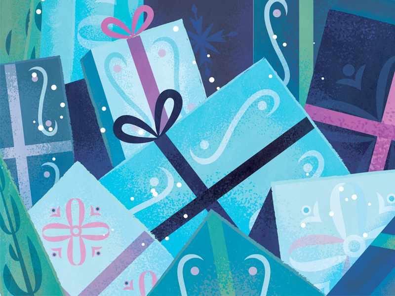 Frozen Gifts by Adam Grason on Dribbble