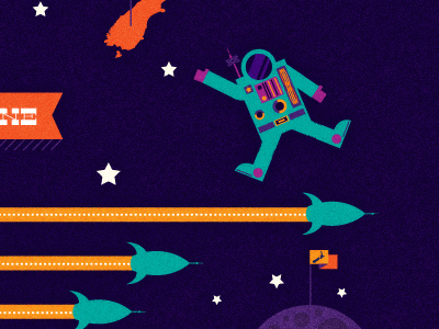 Spaceman Infographic by Adam Grason on Dribbble