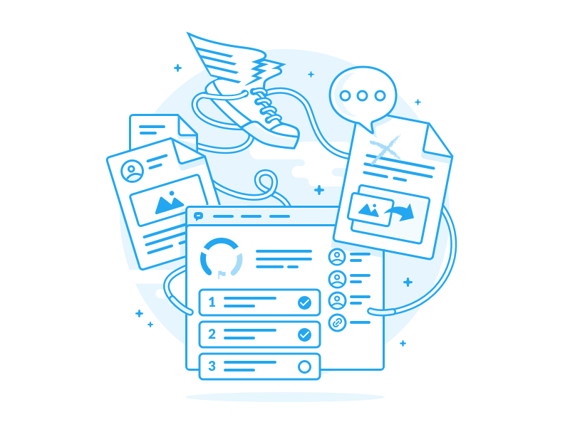 Box Relay Empty State Illustrations by Kyle Waldrop on Dribbble