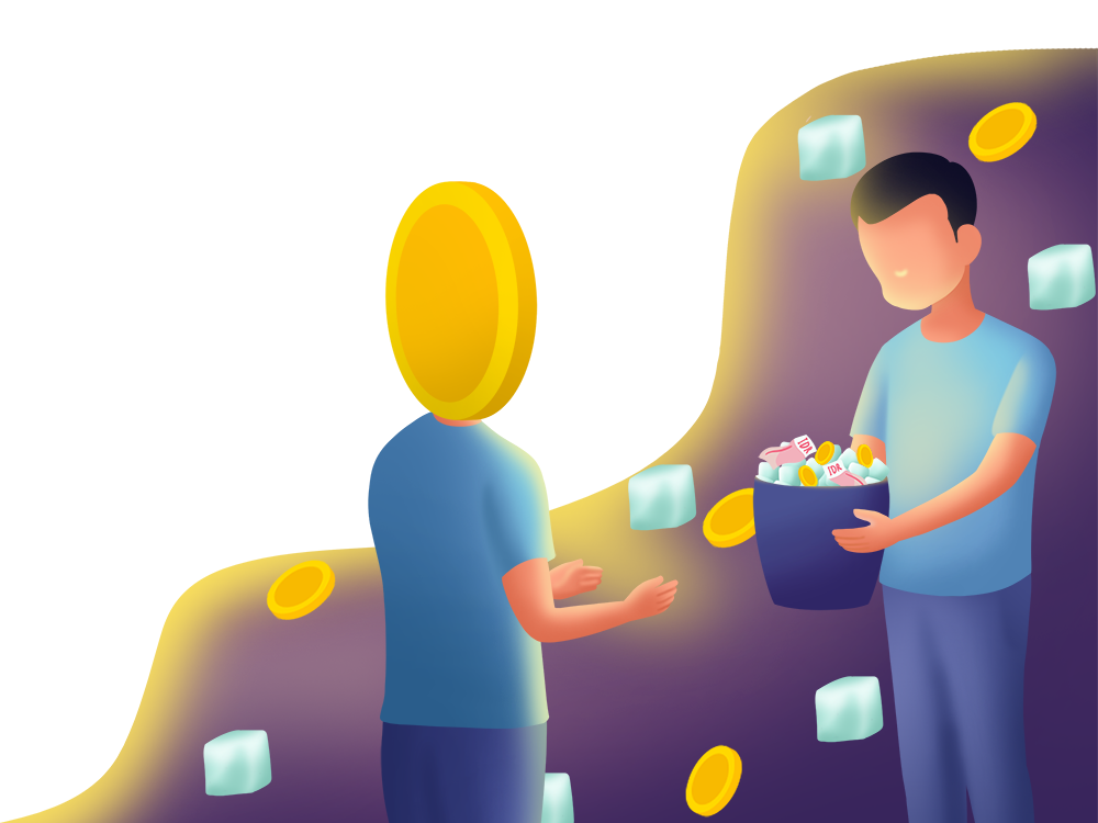 Editorial Illustration - Cold Money by Outputs Studio on Dribbble