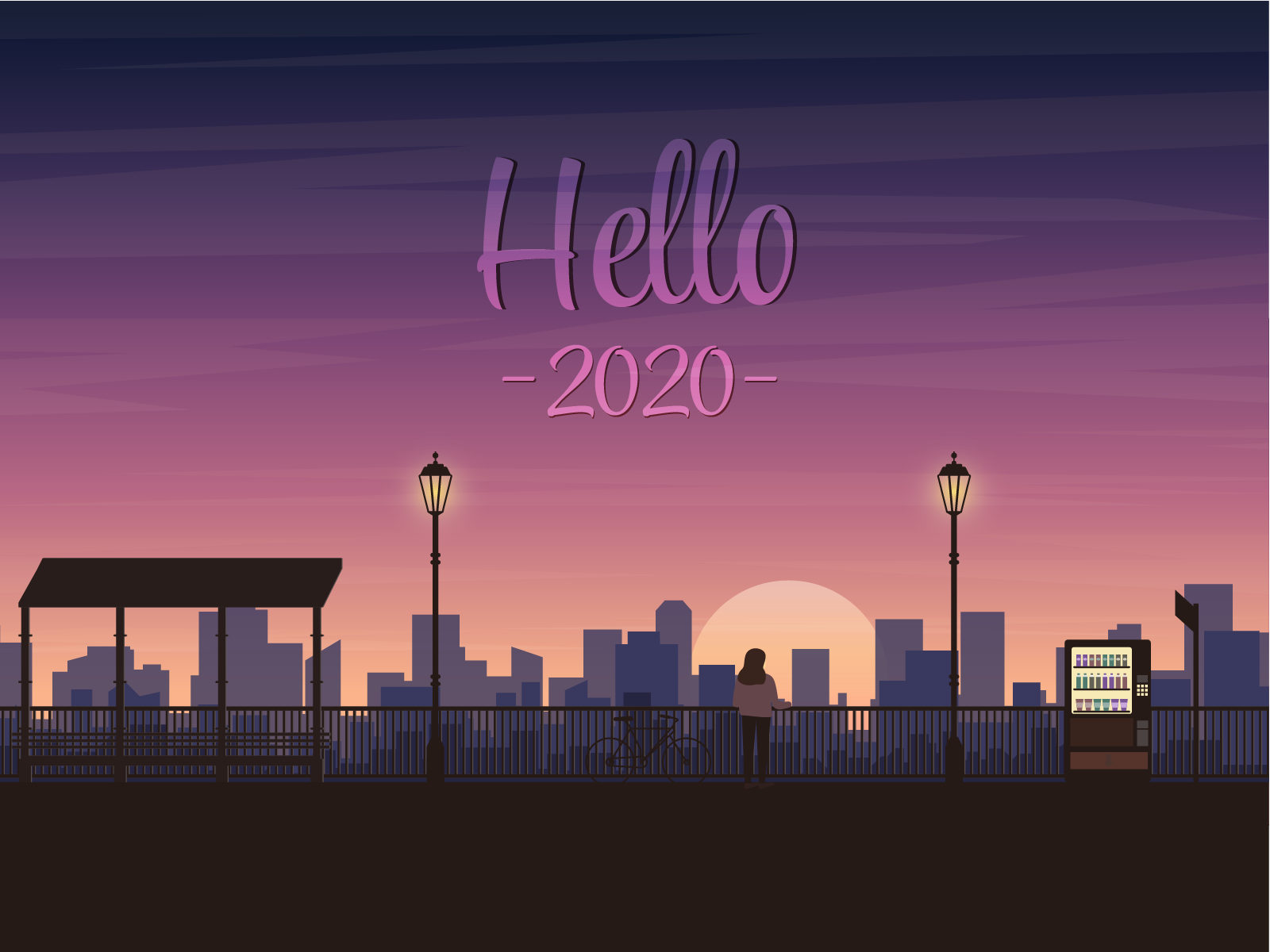 Hello 2020! by Reizavi on Dribbble