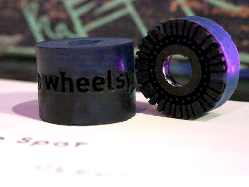 Skateboard wheel printer by Andrew Wolson on Dribbble