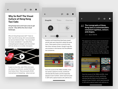 News App – Article Detail by Michal Skvarenina for PLATFORM on Dribbble