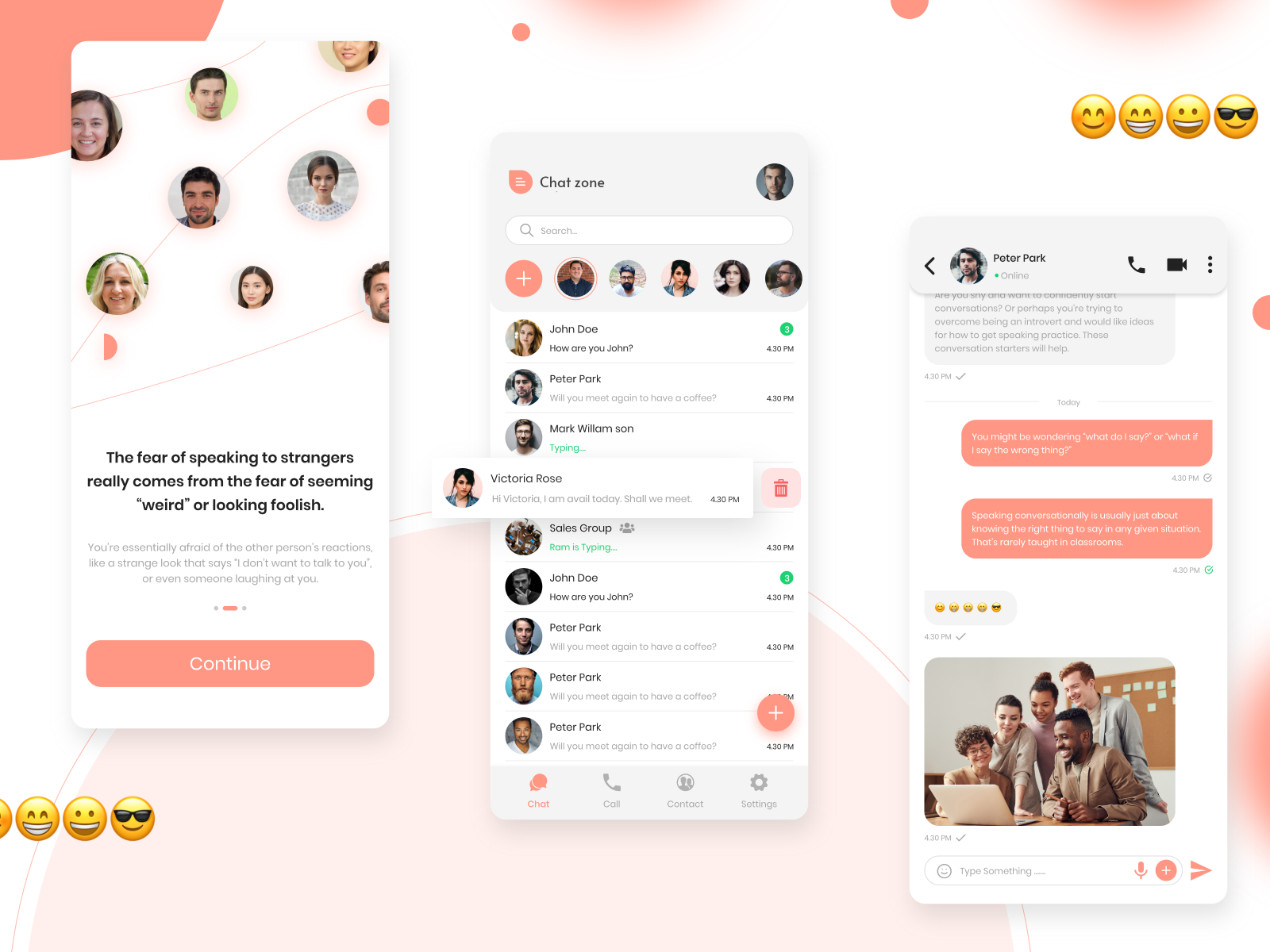 💬 Chat App Concept #1 by Saravanan on Dribbble