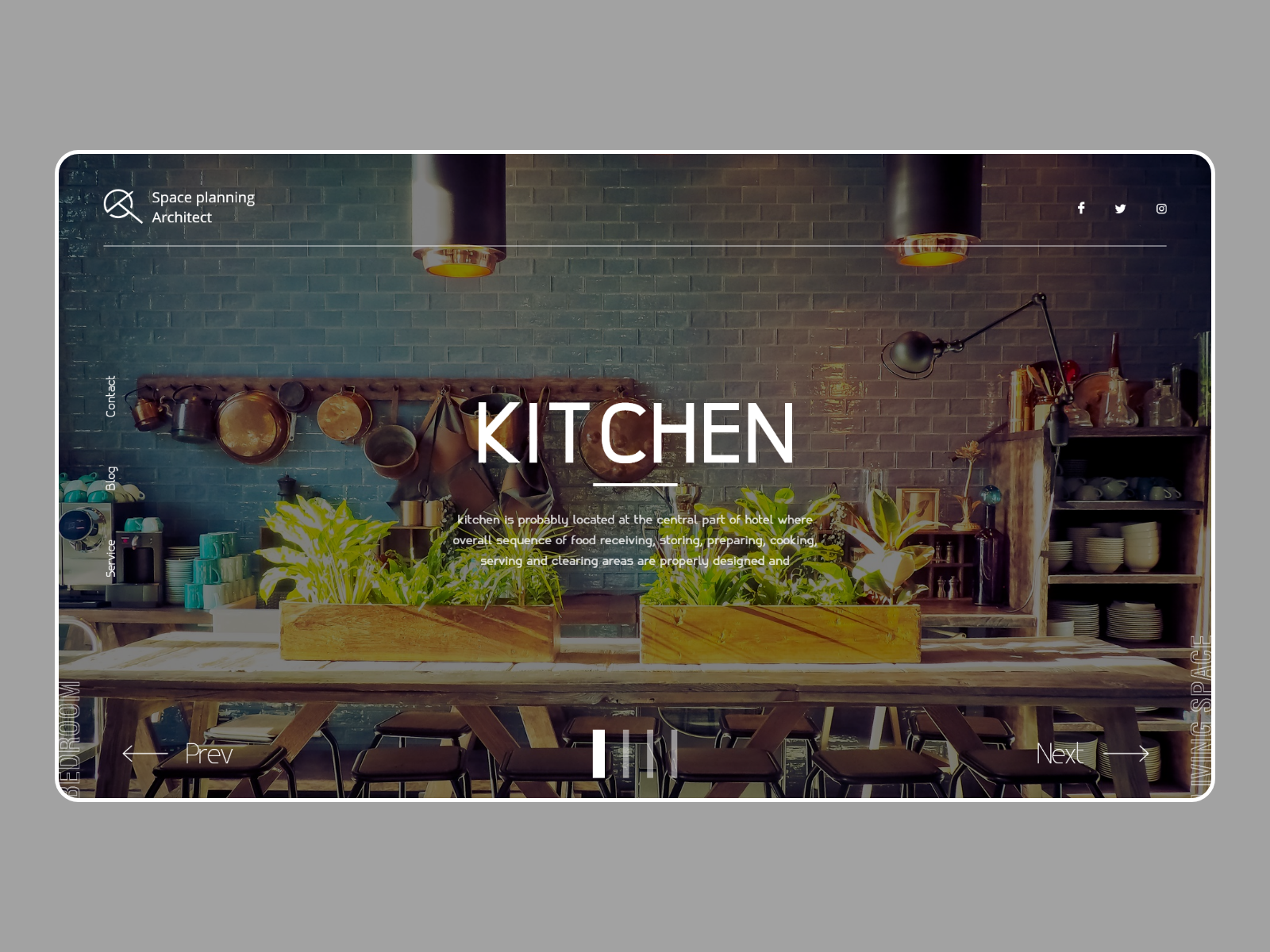 Space Planning Architect Landing Page by Saravanan on Dribbble