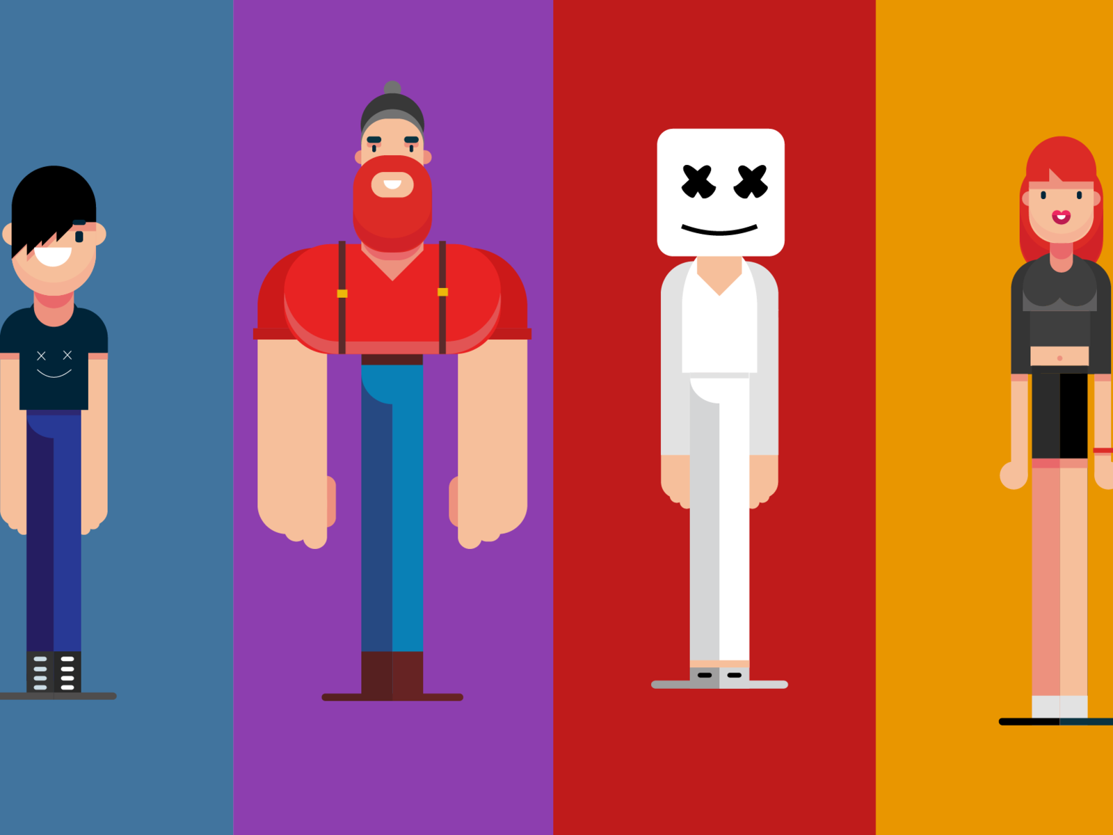Character Flatdesign by Kevin Perdomo on Dribbble