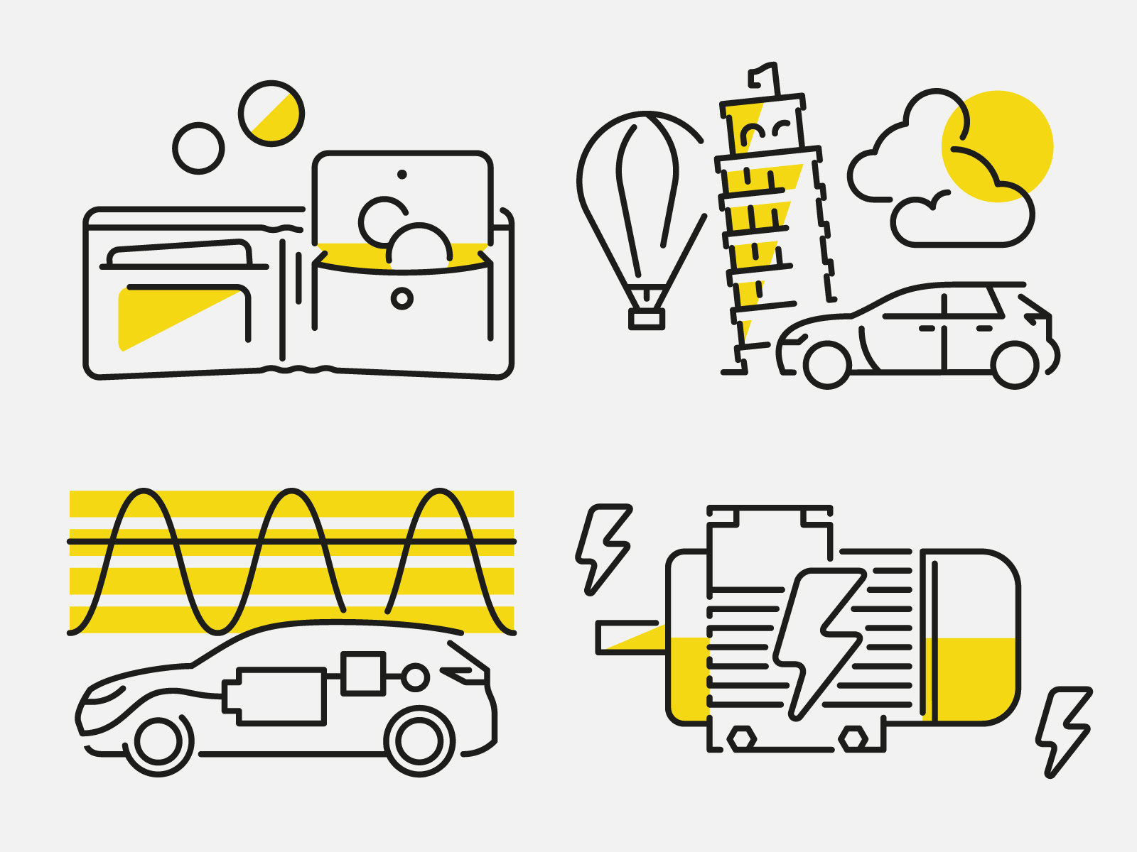 Electromobility Facts by Timo Meyer on Dribbble