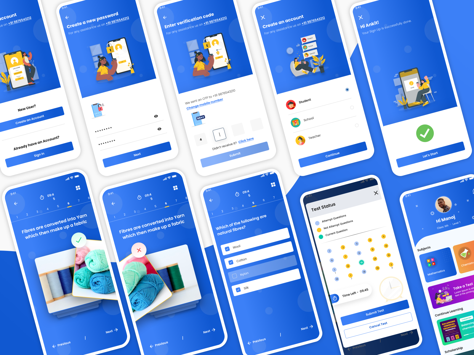 eLearning App by Manoj Pawar on Dribbble