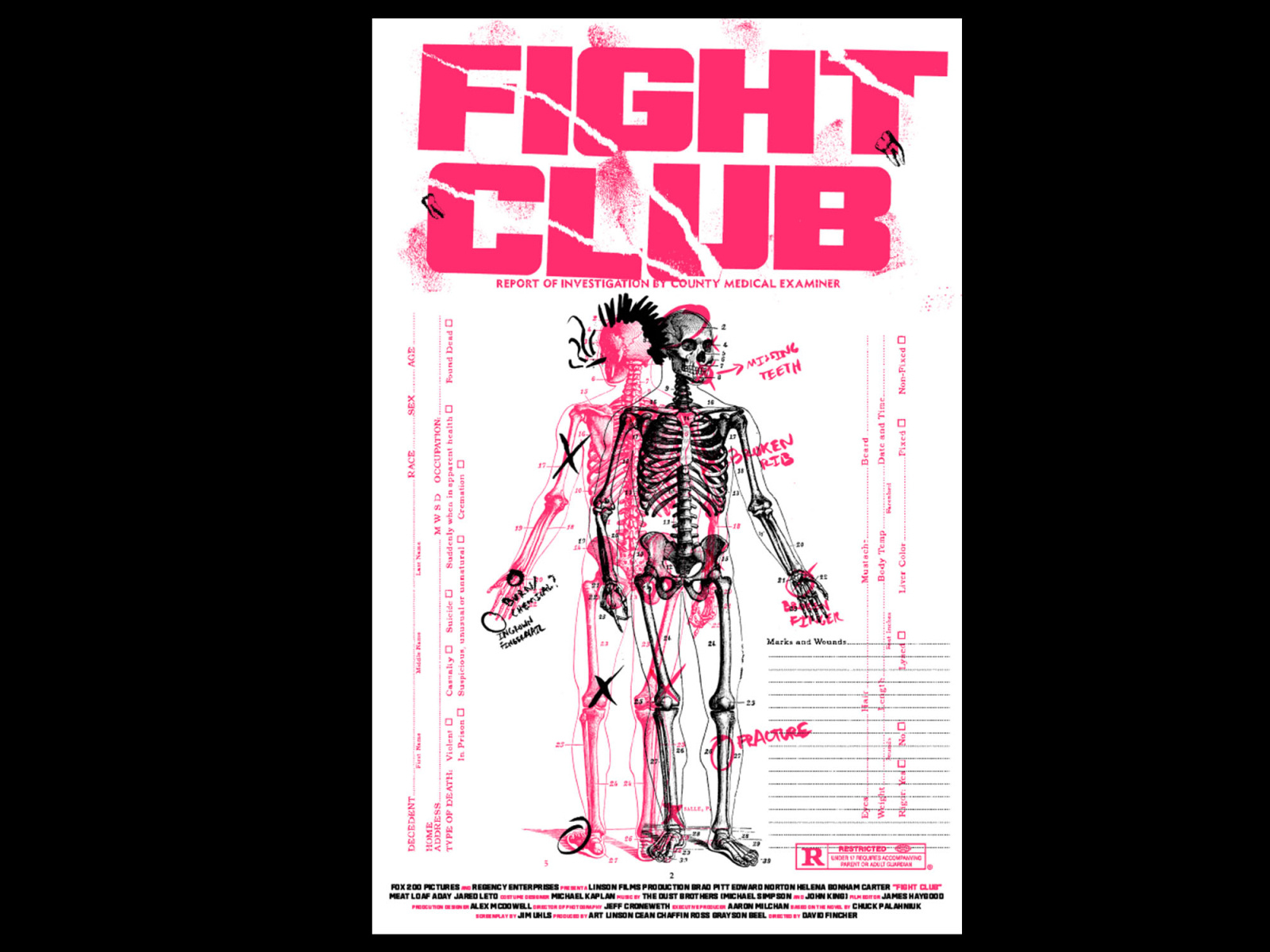 Fight Club (1999) Alternative Poster by Alex Anderson on Dribbble