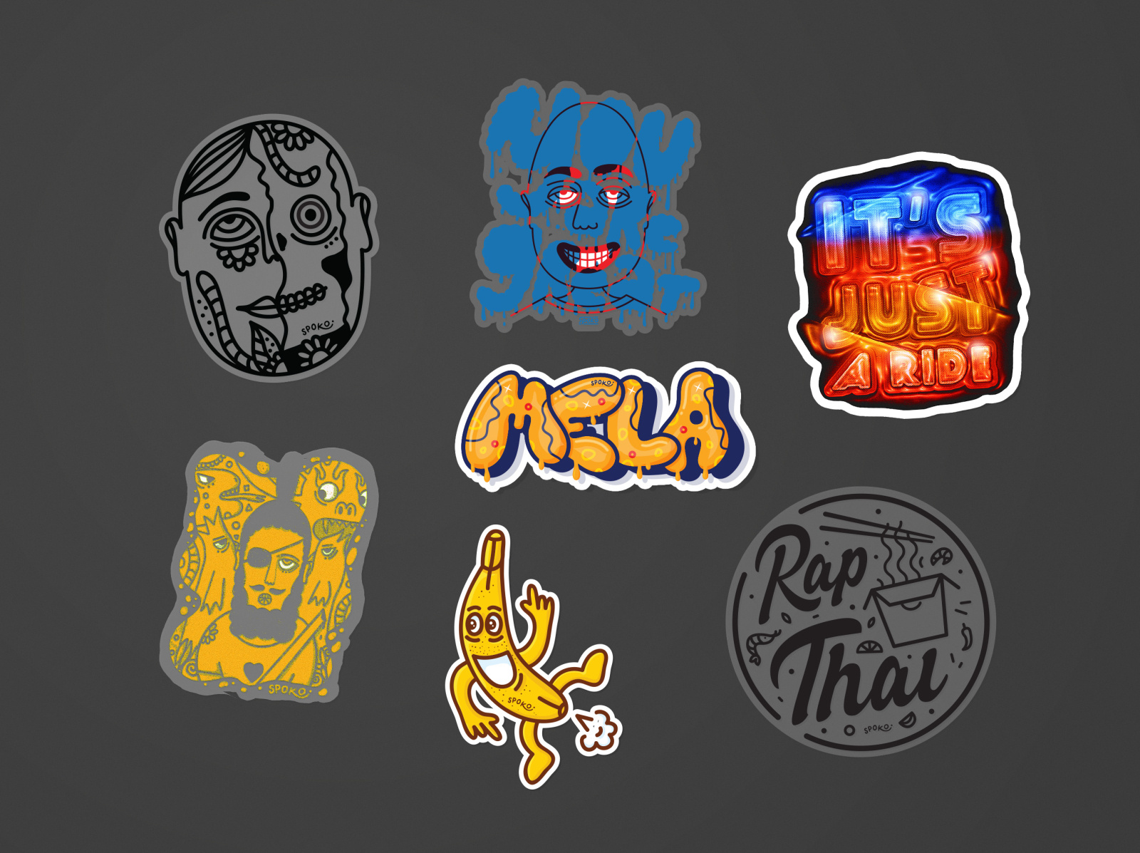 Stickers by Radosław Rzepecki on Dribbble