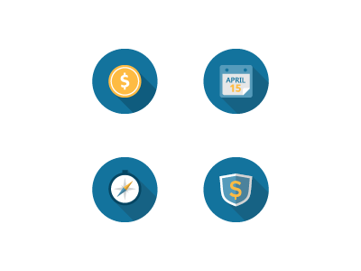 Blake Allen CPAs Icons by Shaun Atkinson on Dribbble