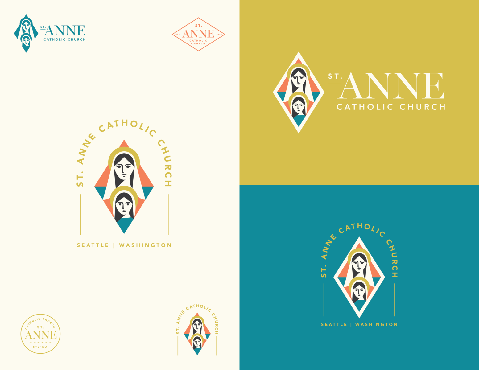 St. Anne Identity by Tricia Hope Dugat on Dribbble