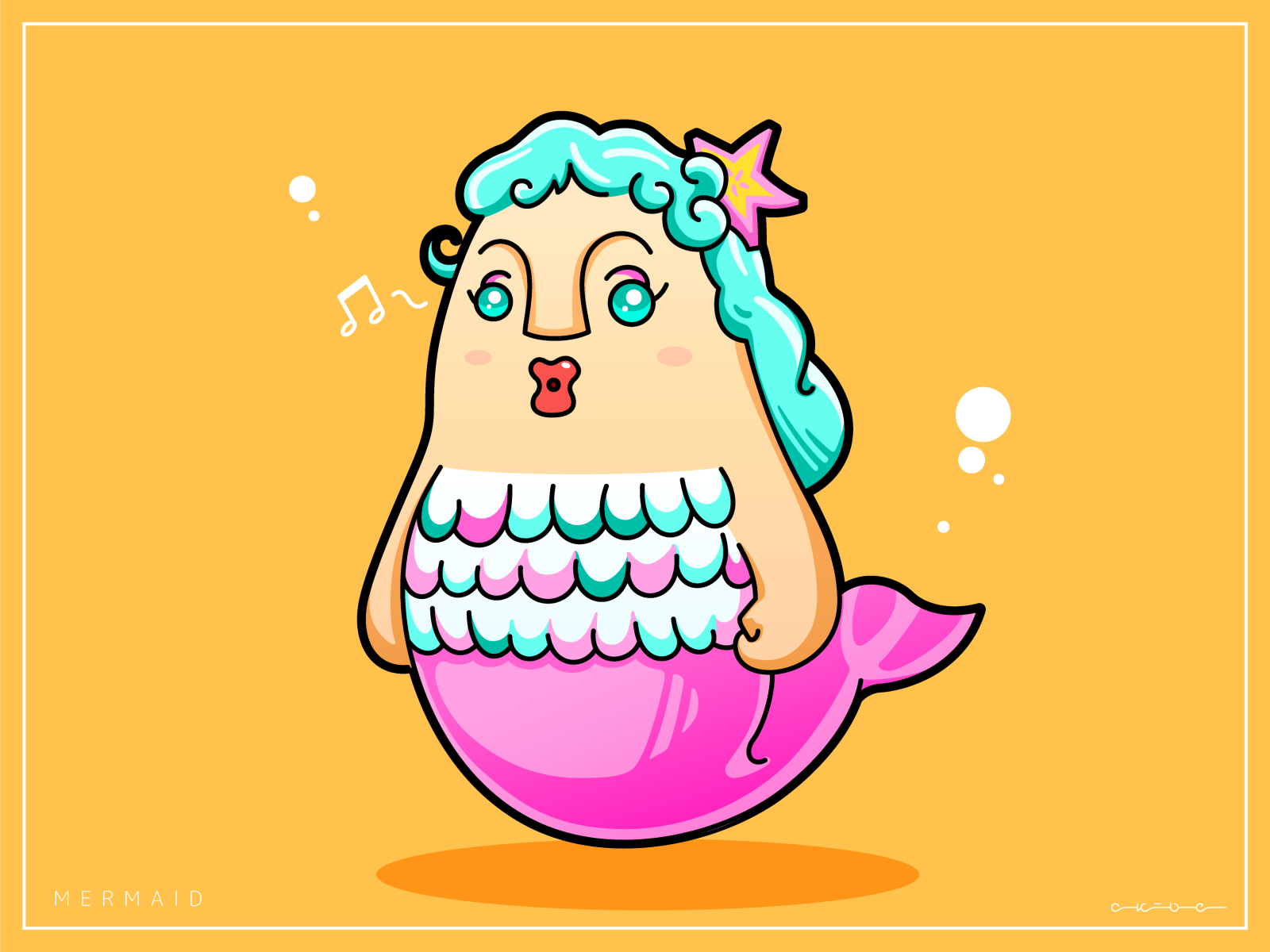 Mermaid by akibe on Dribbble