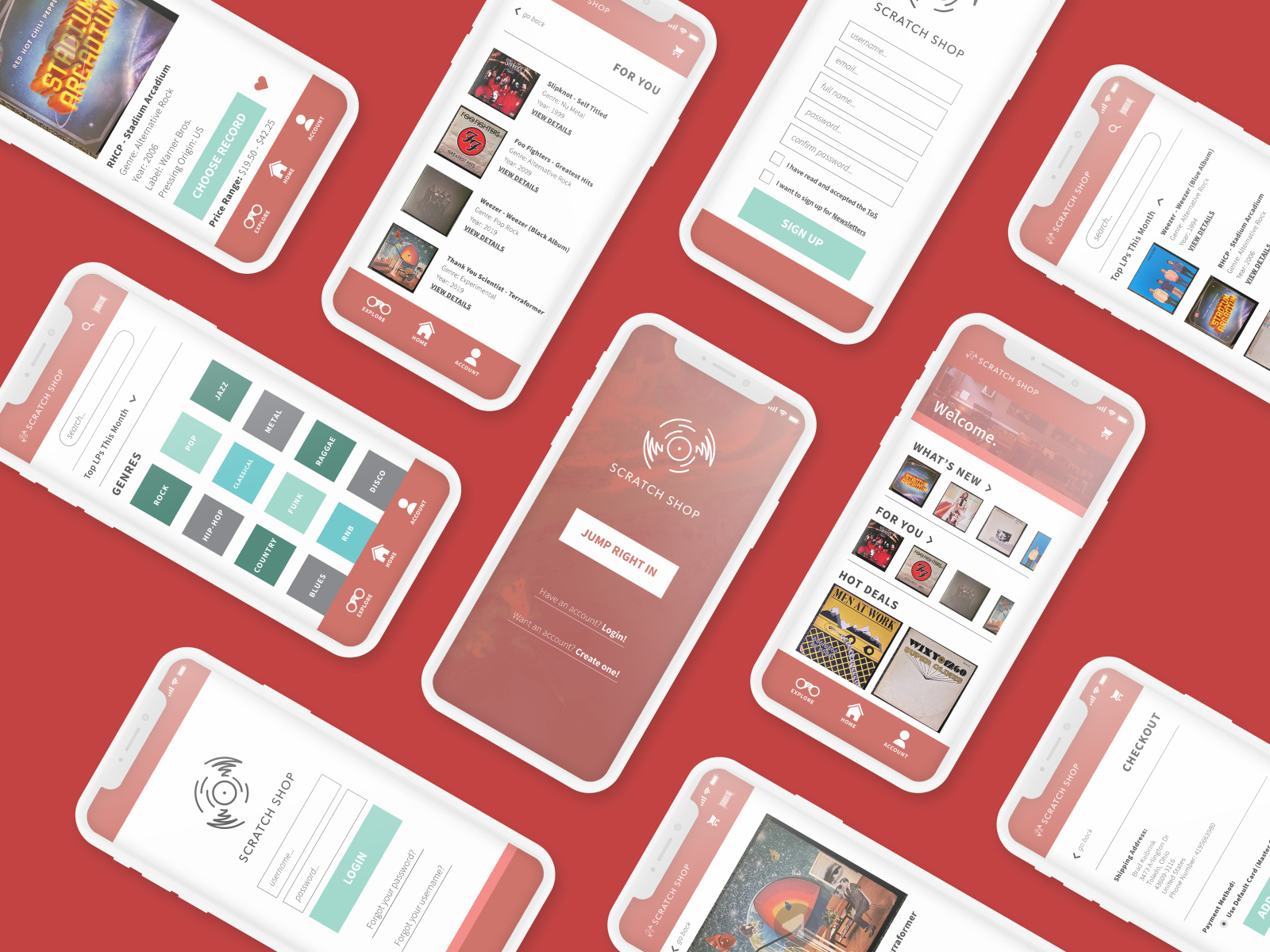 Scratch Shop by Brandon Hrnja on Dribbble