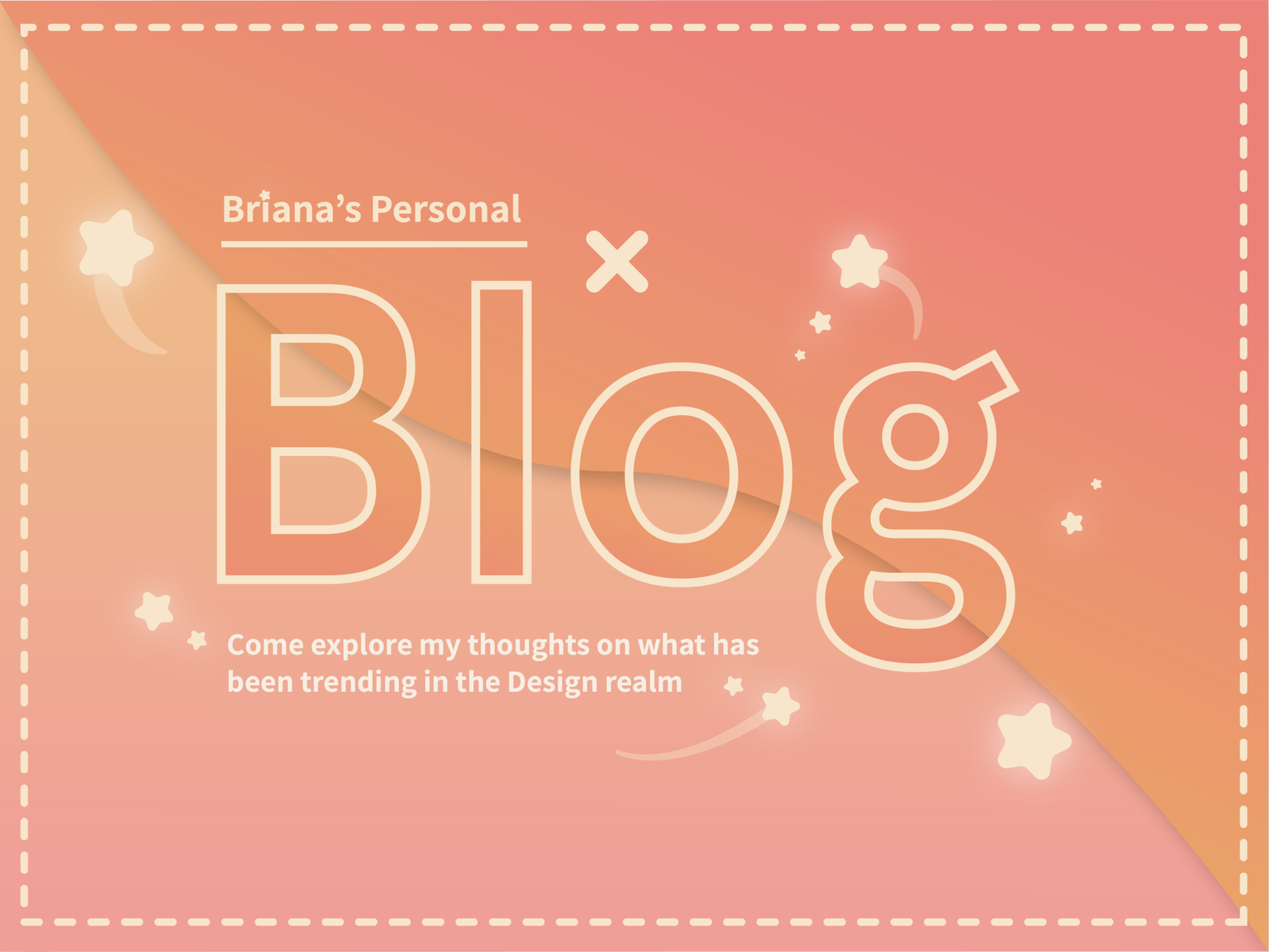 Blog Hero Page by Briana Omori on Dribbble