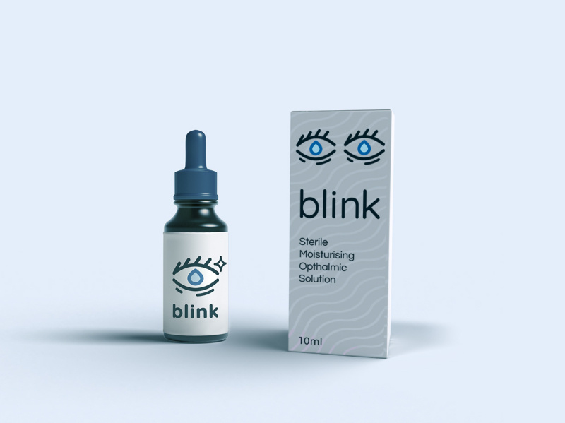Eye drop package design by Adrian Chiper on Dribbble