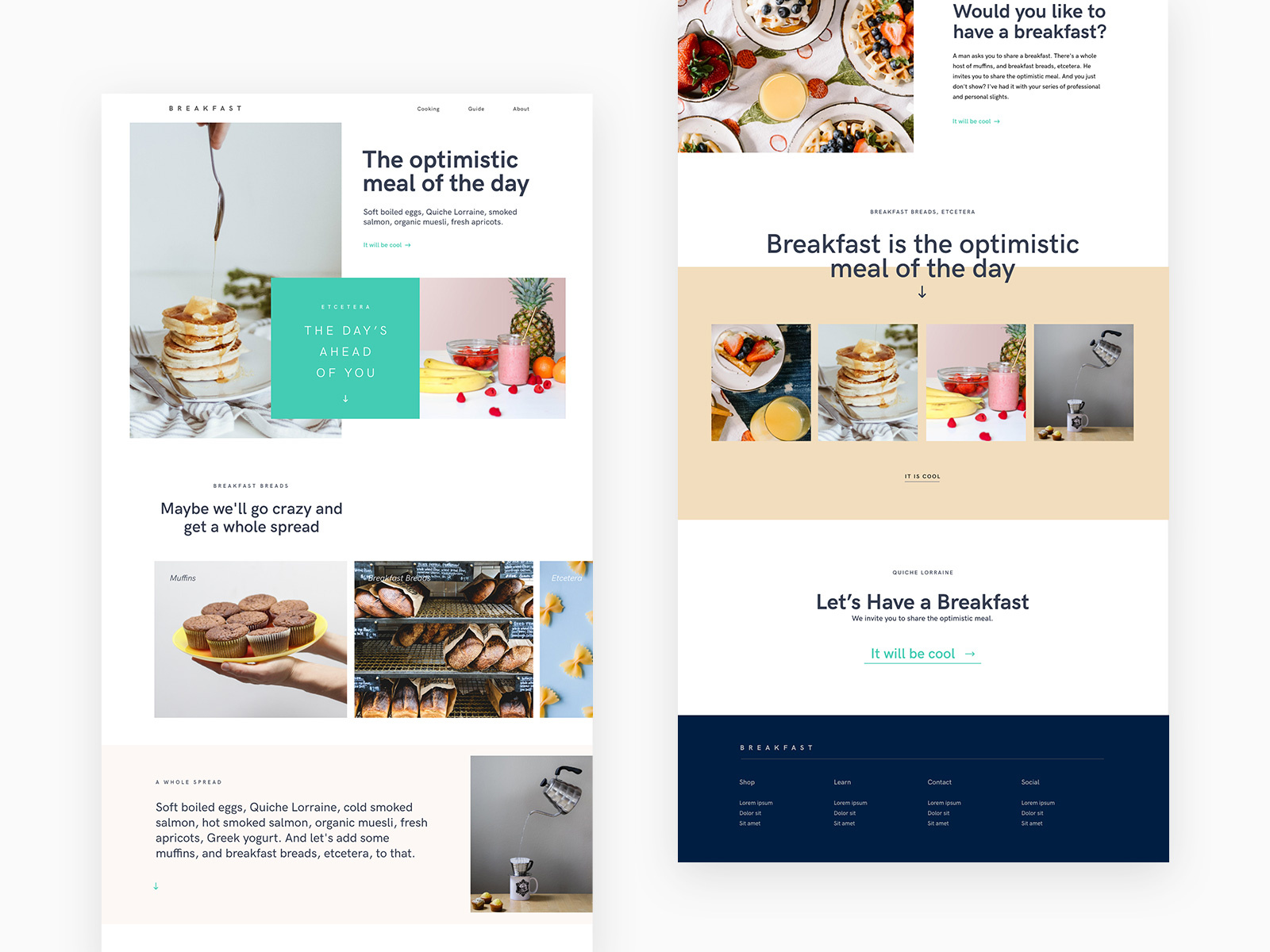 Breakfast! by Stefan Swenson on Dribbble