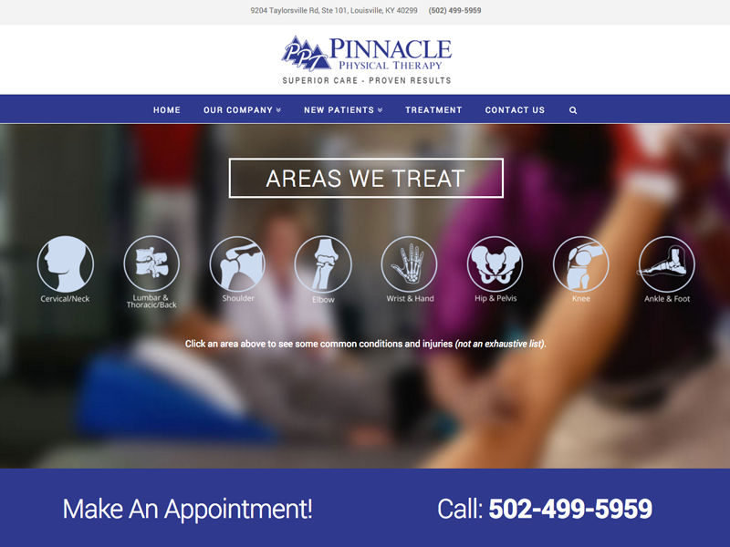 Pinnacle Physical Therapy by Clifford Hilton on Dribbble