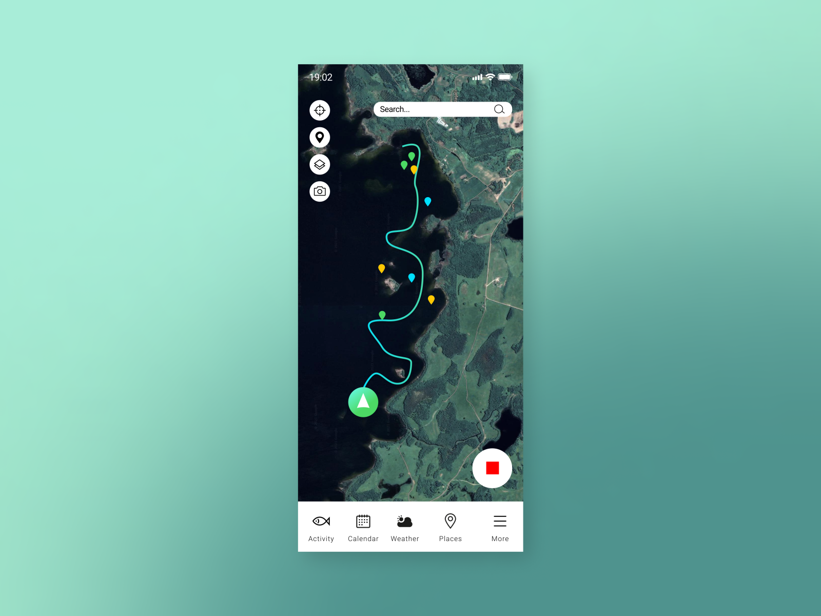 #DailyUI / 020 Location Tracker by bergmann on Dribbble