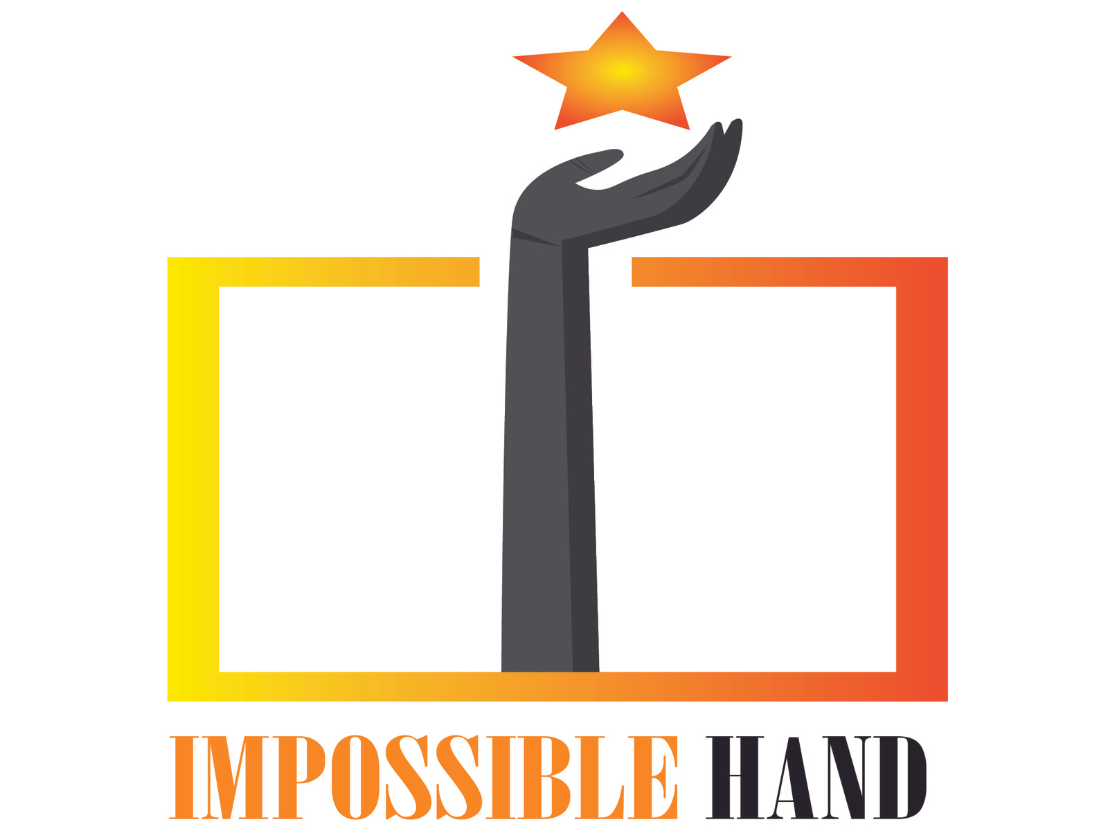 Impossible Hand Logo by Majrino Rasher on Dribbble