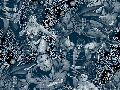 DC comic design pattern by Ahmad Luthfi Ainun on Dribbble