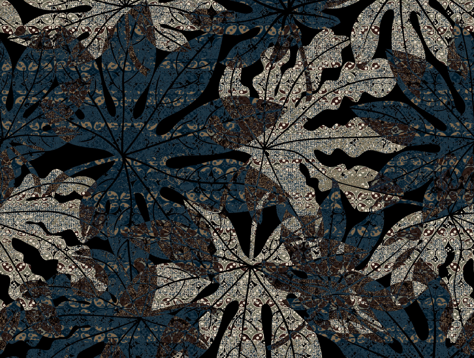 leaves ethnic pattern by Ahmad Luthfi Ainun on Dribbble