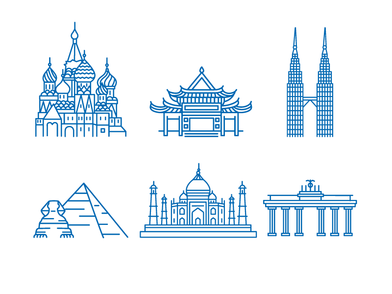 World Icons by Mar on Dribbble
