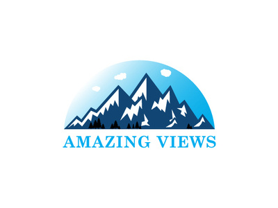 AMAZING VIEWS LOGO by Mostafizur Rahman on Dribbble