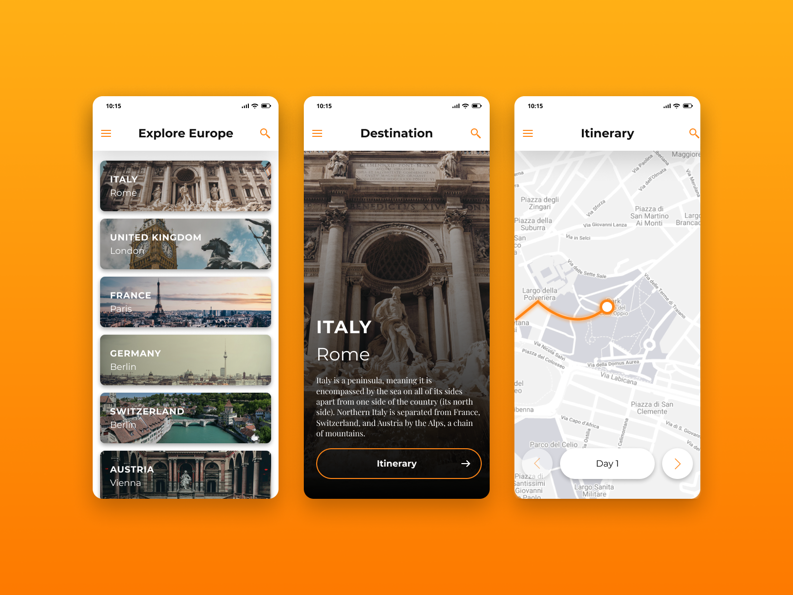 Daily UI #079 – Itinerary by Alexander Mochalov on Dribbble