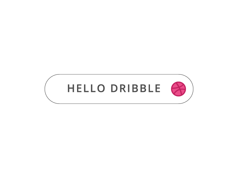Hello dribble by Mike Nichols on Dribbble