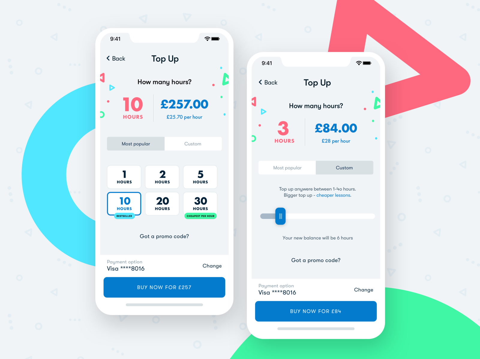 Top Up concept by Przemek Bembnista on Dribbble