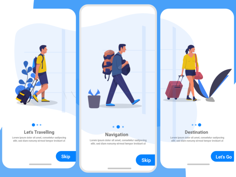 Splash Screen Mobile UI #5 by DULA on Dribbble