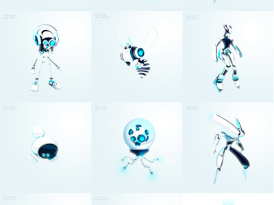 Intel BOts (character design) by Artur Hilger on Dribbble