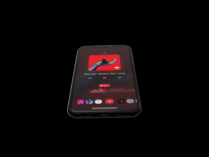 music player list by wangsi on Dribbble