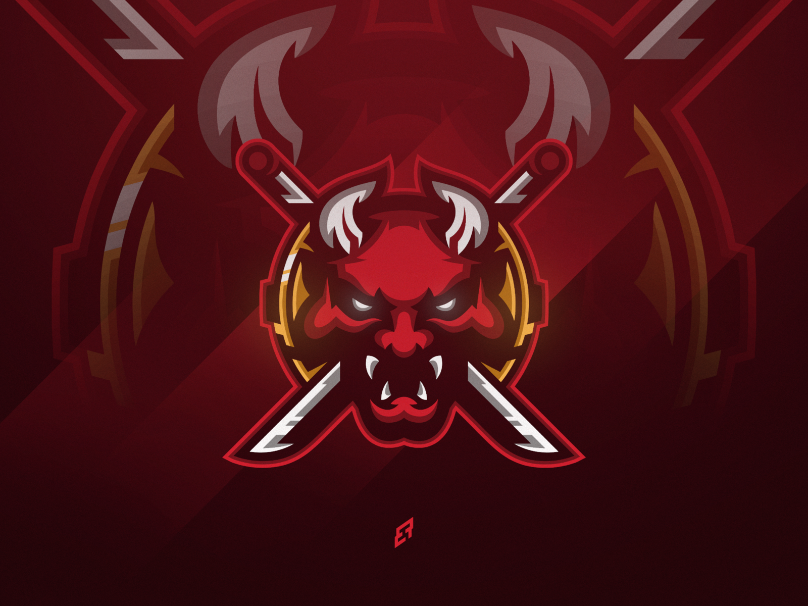 Oni / Mascot Logo by Mateusz Kowalczyk on Dribbble