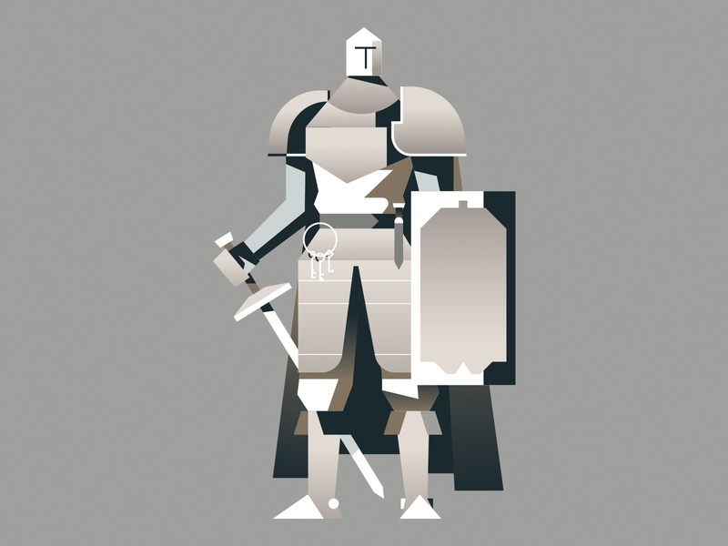 The White Knight by Paulius for Flair Digital on Dribbble
