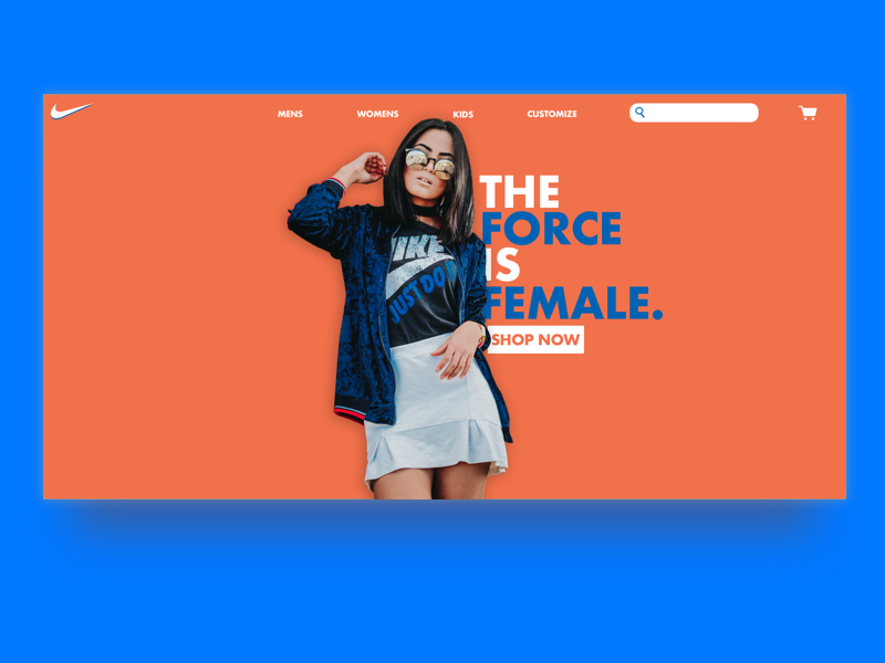 Nike webdesign concept by Jude on Dribbble